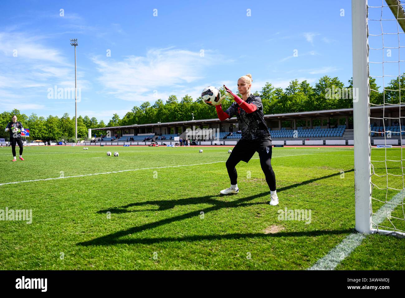 Basel, Switzerland. 19th Apr, 2025. 19.04.2025, Basel, Sportanlagen St ...