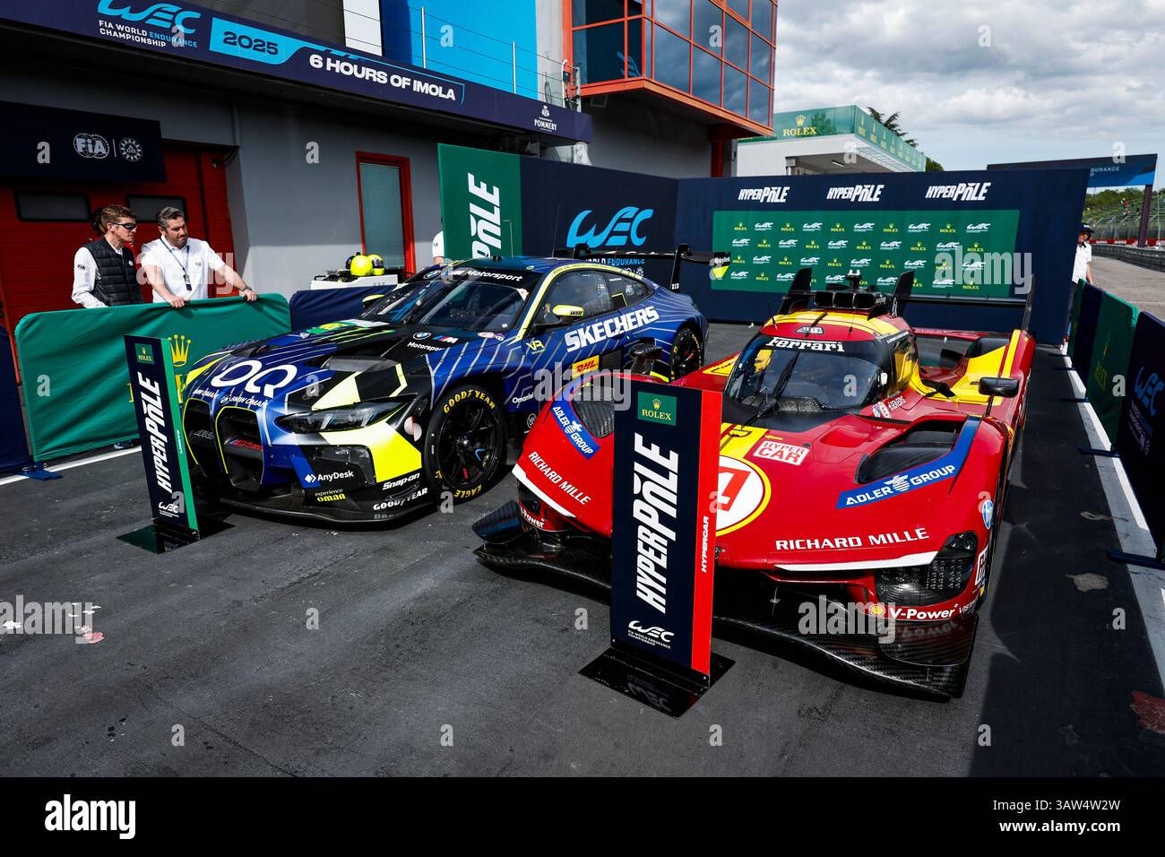 Imola, Italy. 19th Apr, 2025. 46 AL HARTHY Ahmad (omn), VAN DER LINDE ...