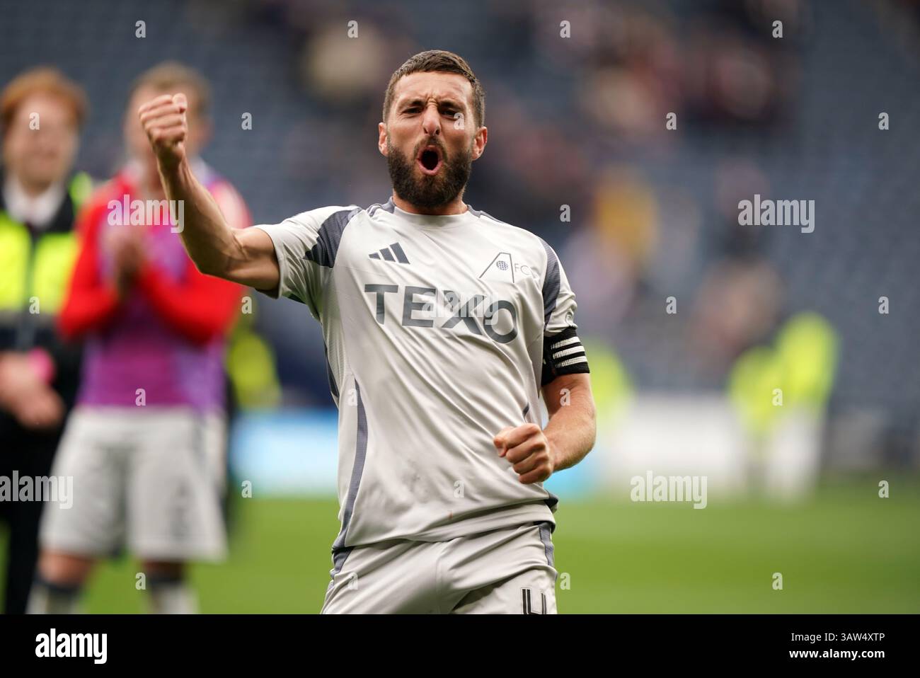 Aberdeen's Graeme Shinnie celebrates following the Scottish Gas Men's ...
