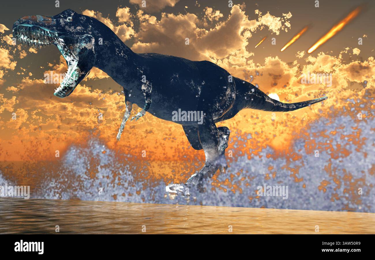 Cretaceous Extinction Event Stock Photo - Alamy