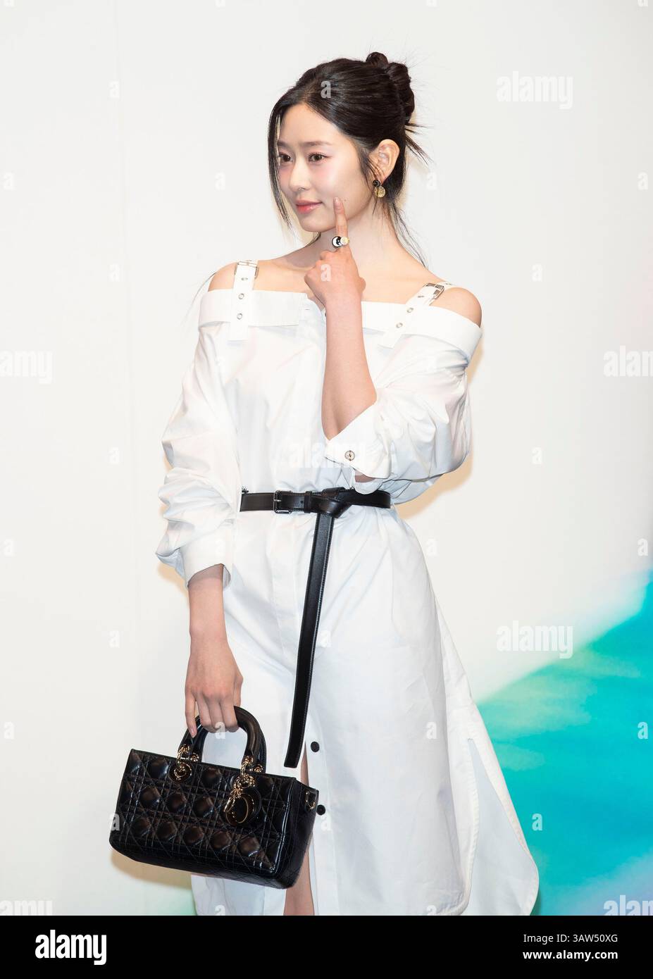 Seoul, South Korea. 18th Apr, 2025. South Korean actress Kim Min-ju, attends a photocall for the ...