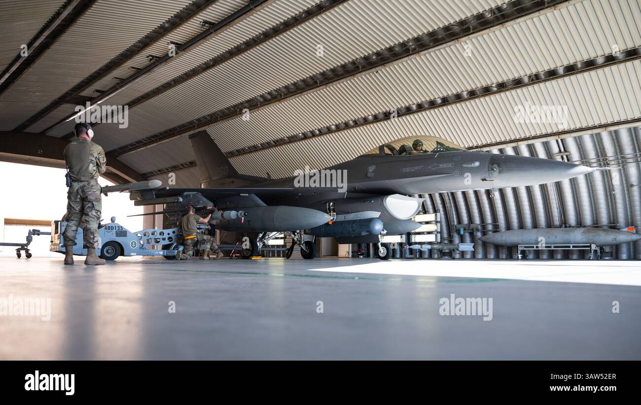 Airmen from the 378th Air Expeditionary Wing conduct an integrated ...