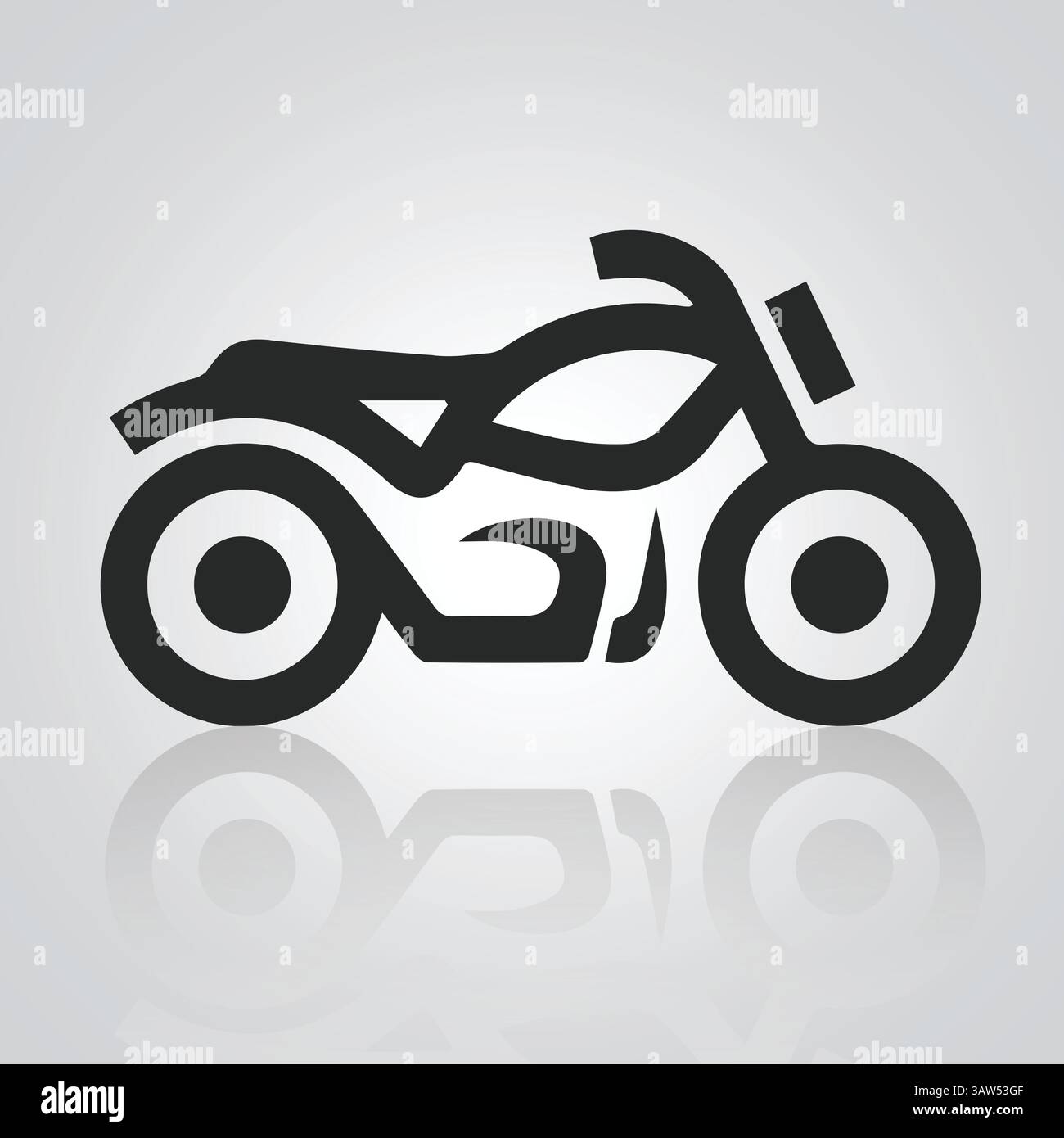 Motorcycle icons, vintage motorcycles, unique icons, and a bike logo ...