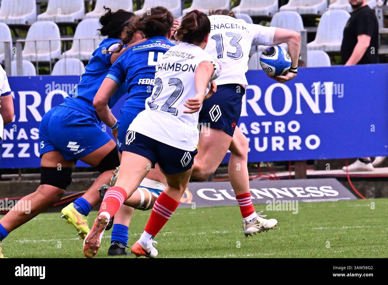 Parma, Italy. 19th Apr, 2025. Marine Menager ( France ) during the ...