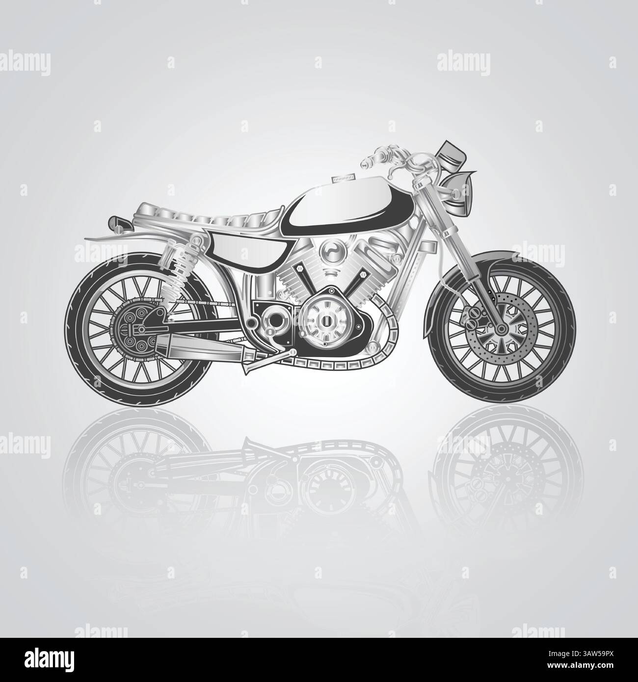 Motorcycle icons, vintage motorcycles, unique icons, and a bike logo ...