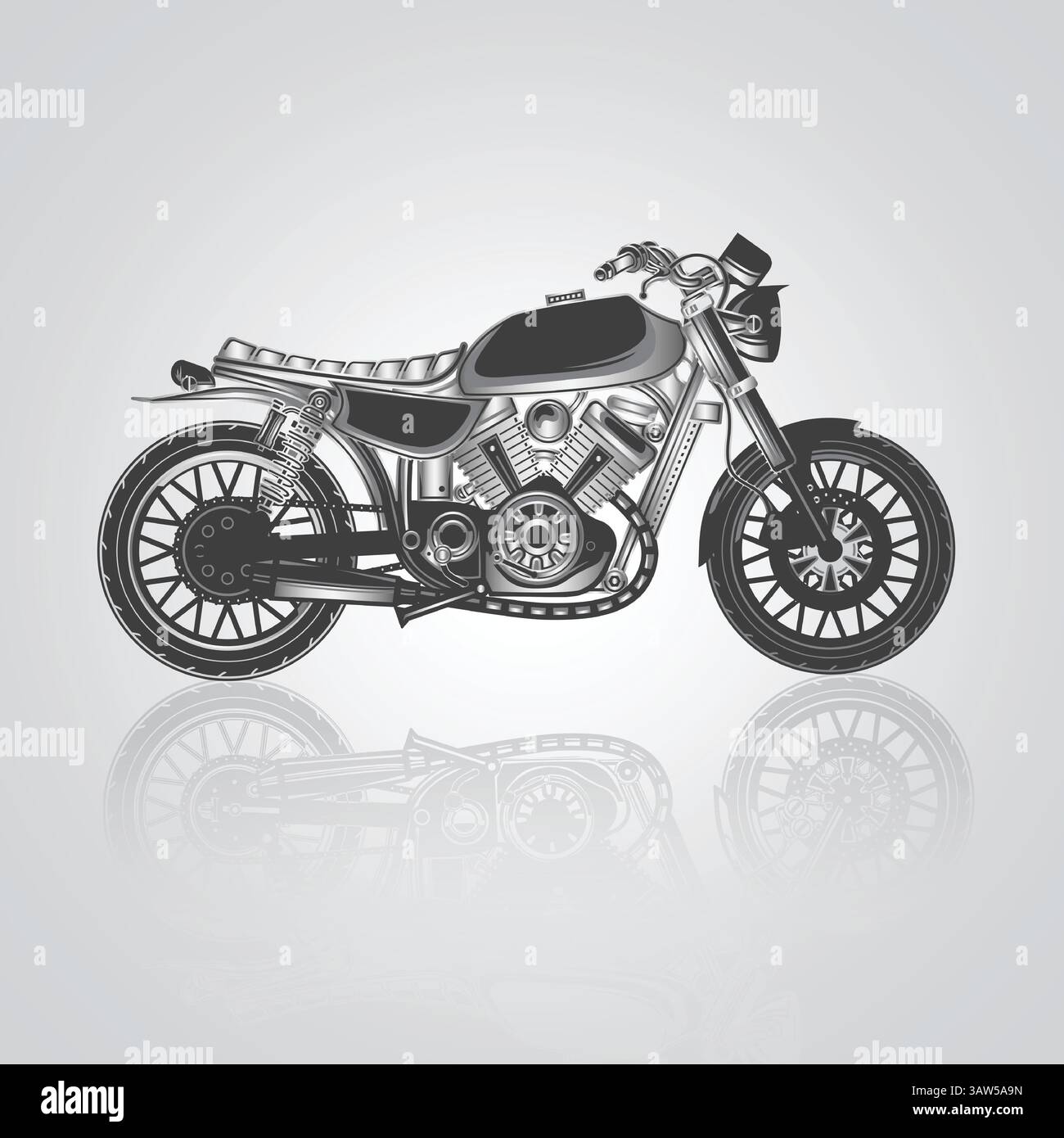 Motorcycle icons, vintage motorcycles, unique icons, and a bike logo ...