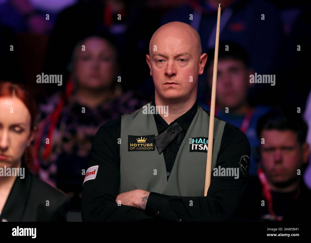 Chris Wakelin during his match against Neil Robertson (not pictured) during day one of the Halo ...