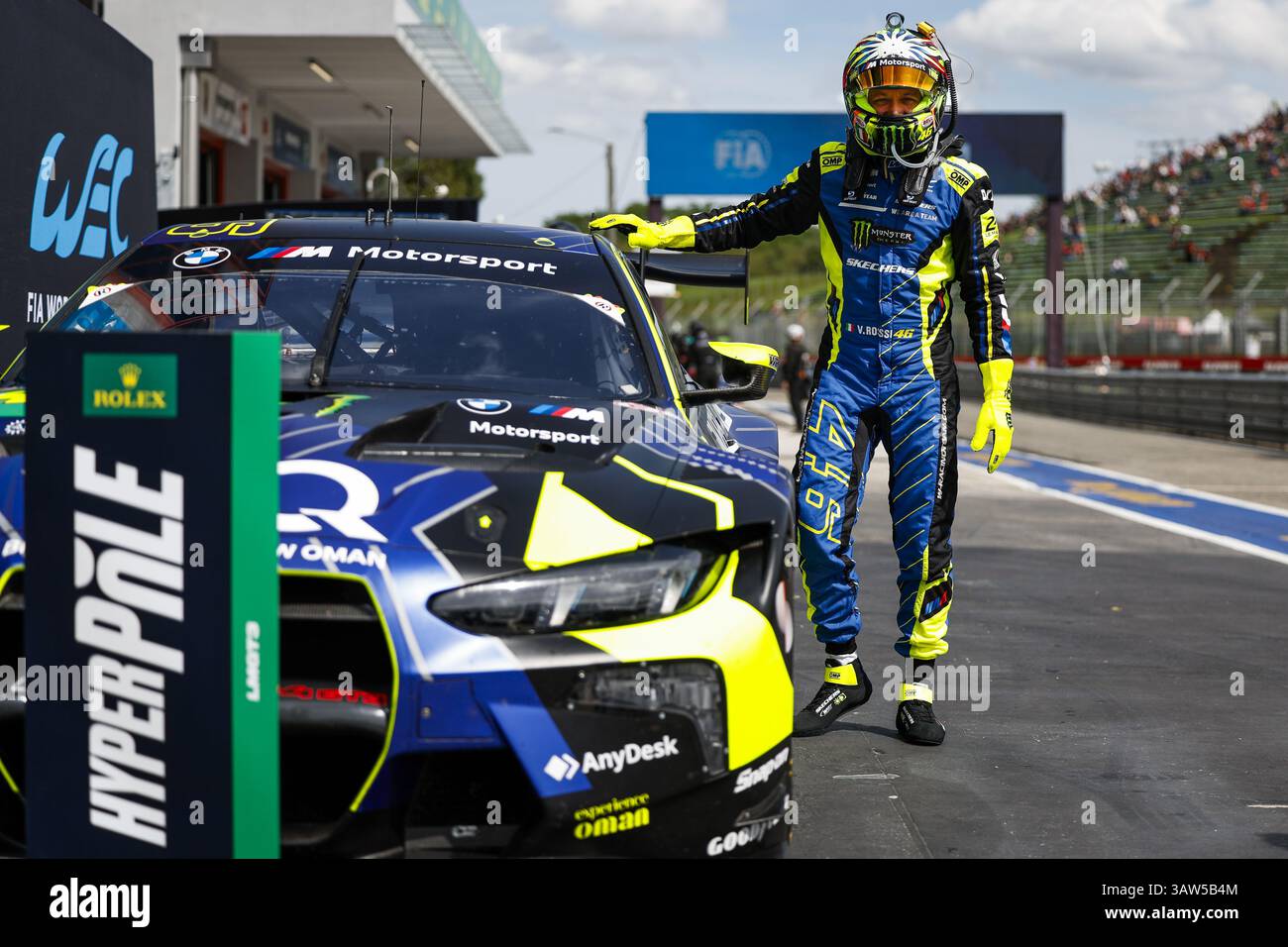 ROSSI Valentino (ita), Team WRT, BMW M4 GT3 Evo #46, LM GT3, portrait ...
