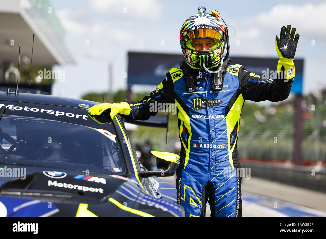 ROSSI Valentino (ita), Team WRT, BMW M4 GT3 Evo #46, LM GT3, portrait ...