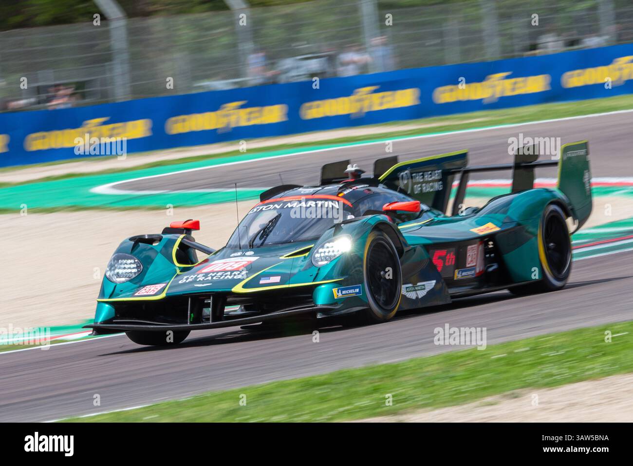 Imola, Italy. 19 April, 2025. ASTON MARTIN THOR TEAM #009 HYPERCAR ...
