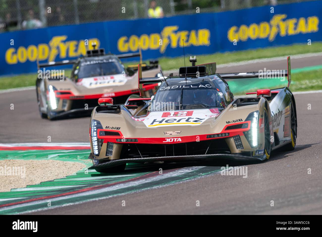 Imola, Italy. 19 April, 2025. CADILLAC HERTZ TEAM JOTA #12 HYPERCAR ...