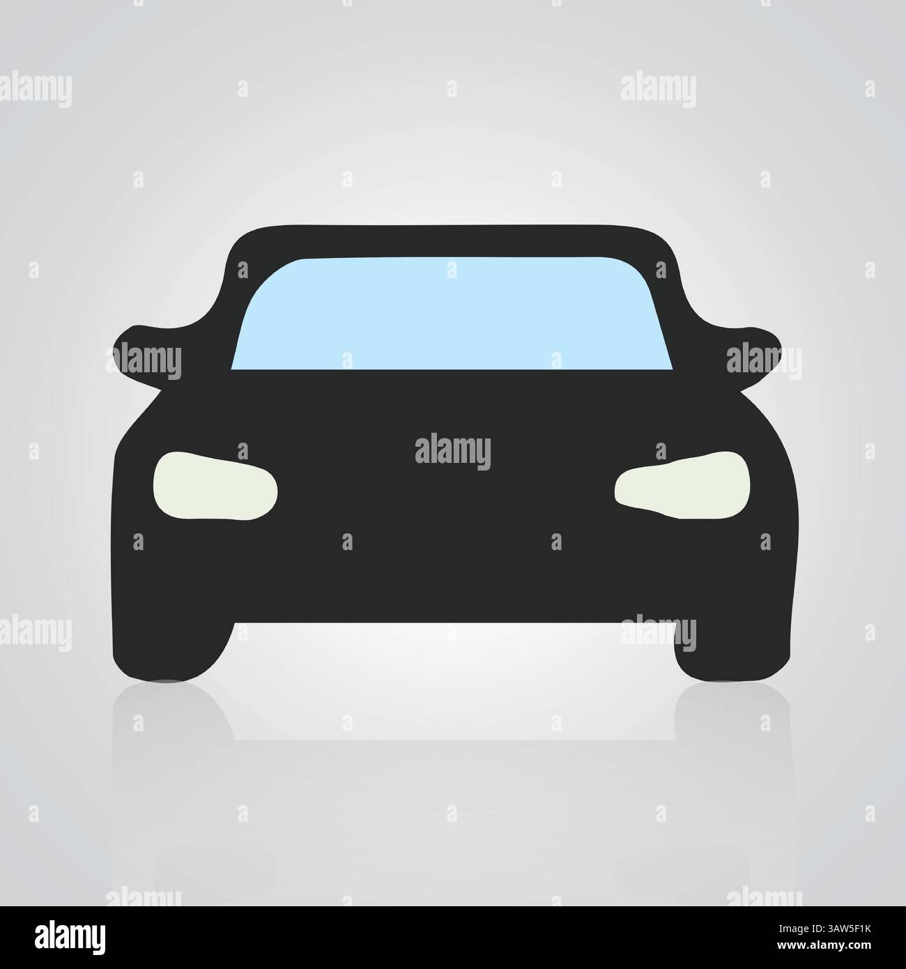 Car icons, vintage cars, unique icons, and a car logo with a silver ...