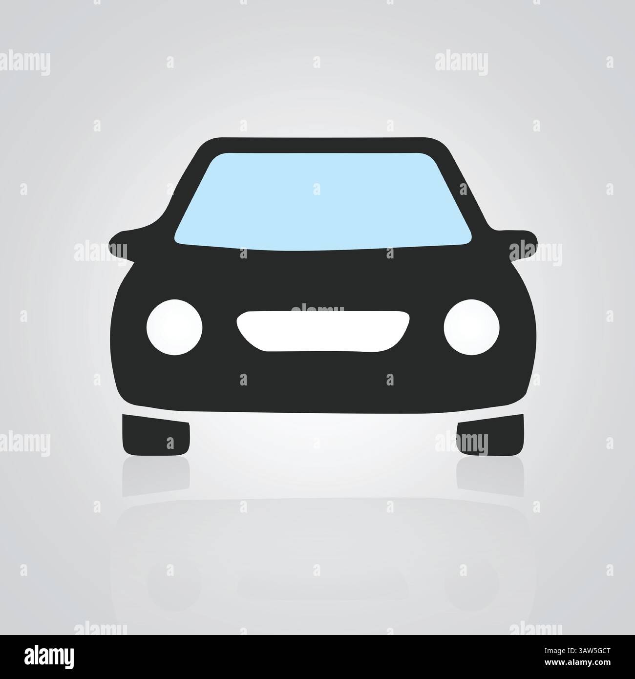 Car icons, vintage cars, unique icons, and a car logo with a silver ...