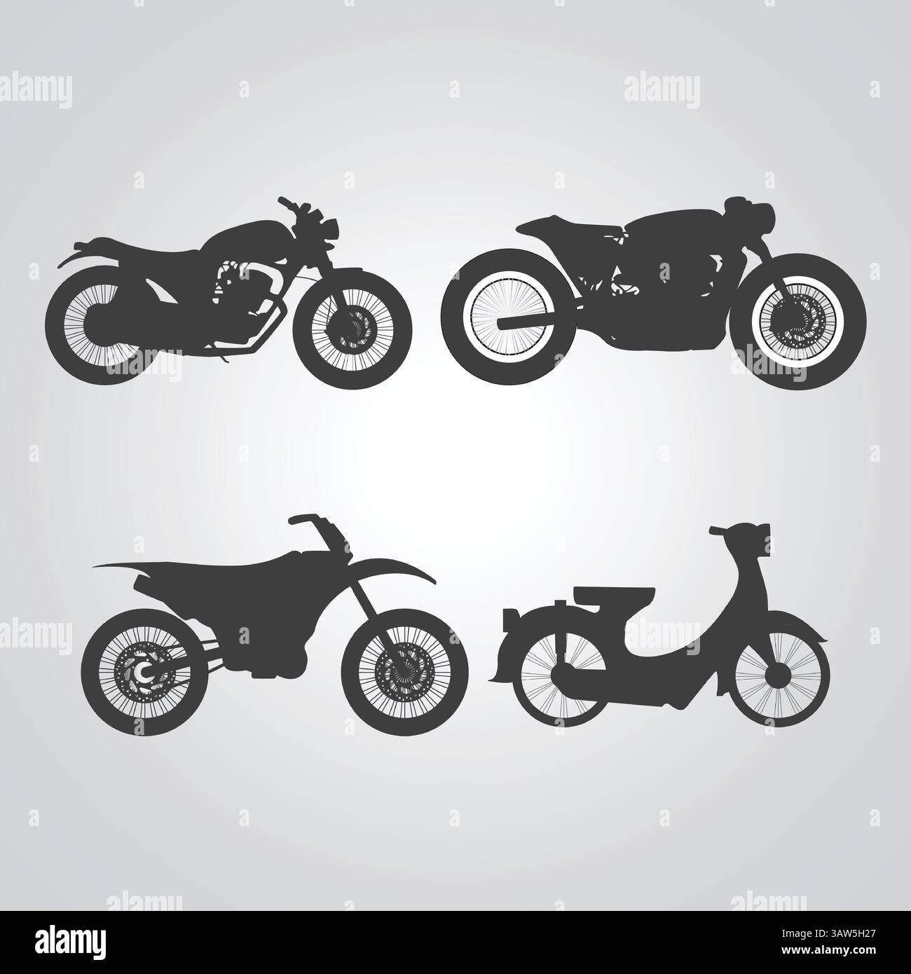 Motorcycle icons, vintage motorcycles, unique icons, and a bike logo ...