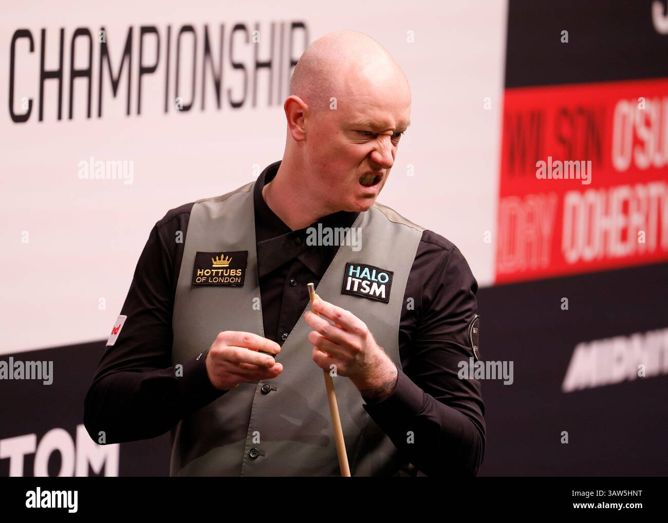 Chris Wakelin during his match against Neil Robertson (not pictured ...