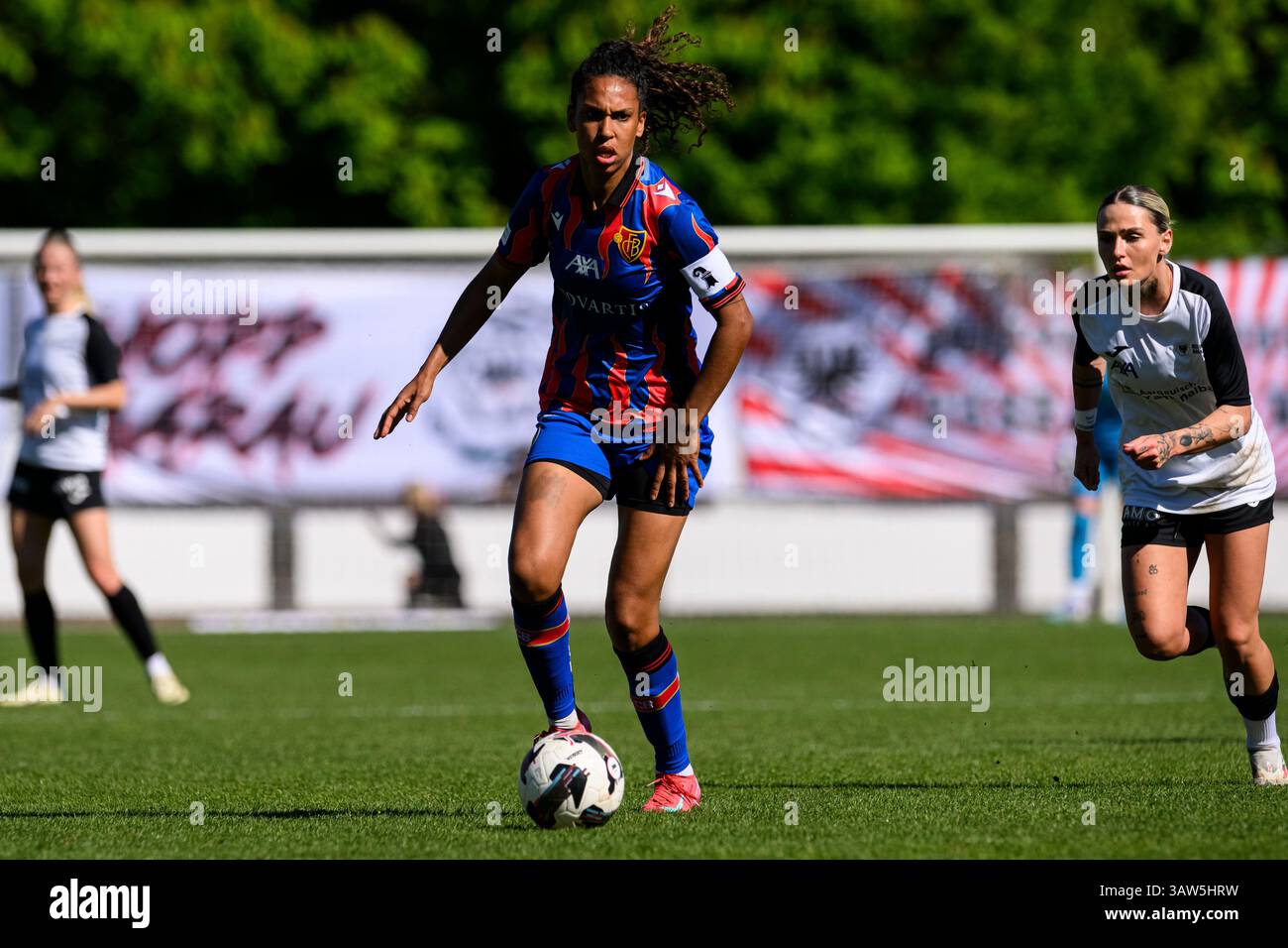 19.04.2025, Basel, Sportanlagen St. Jakob, Women's Super League ...