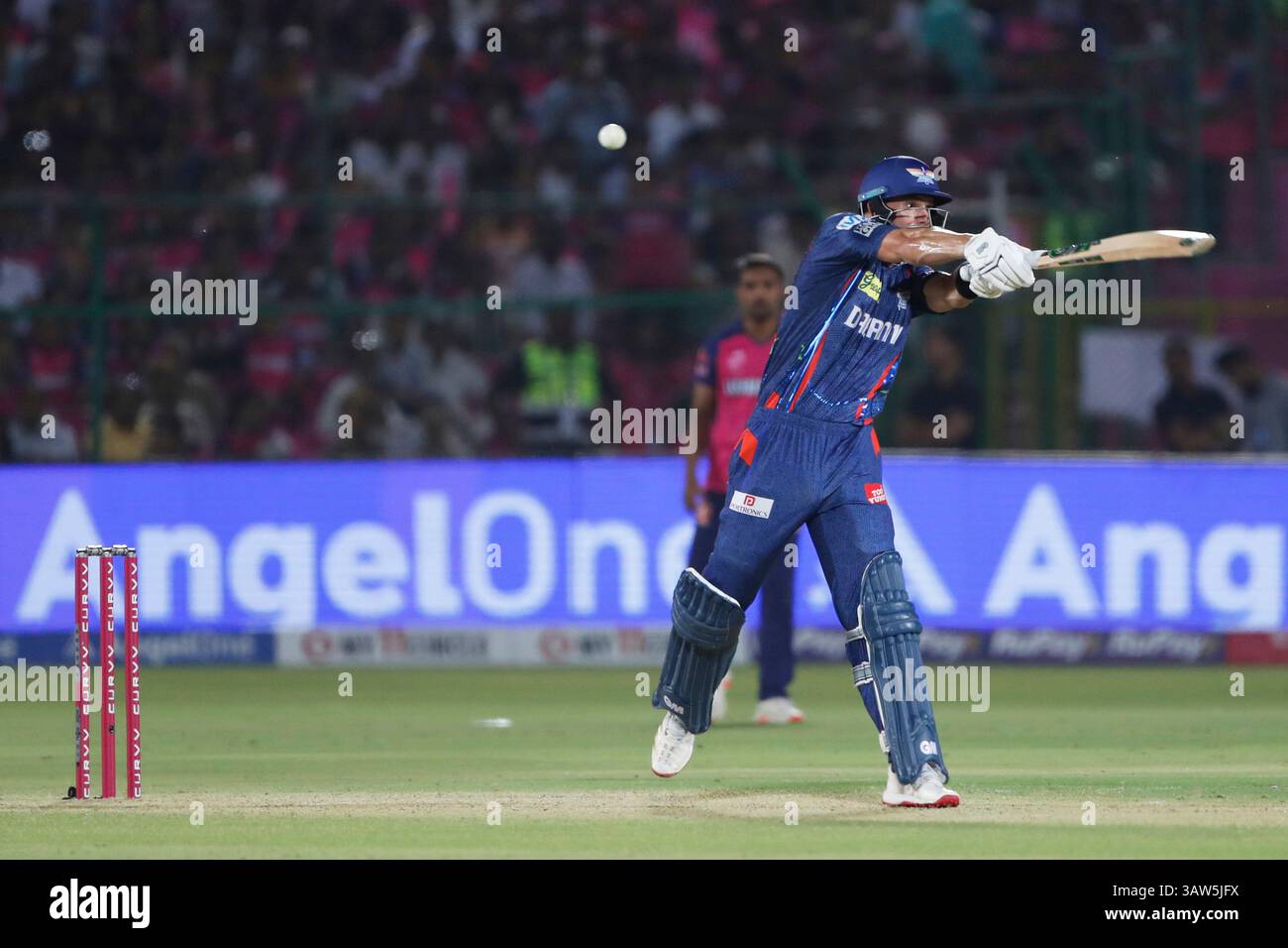 Lucknow Super Giants' Aiden Markram bats during the Indian Premier ...