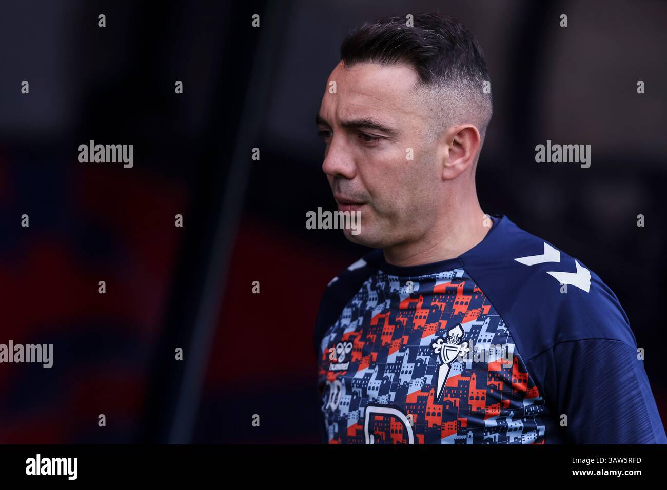 Iago Aspas of RC Celta looks on during the Spanish league, La Liga EA ...