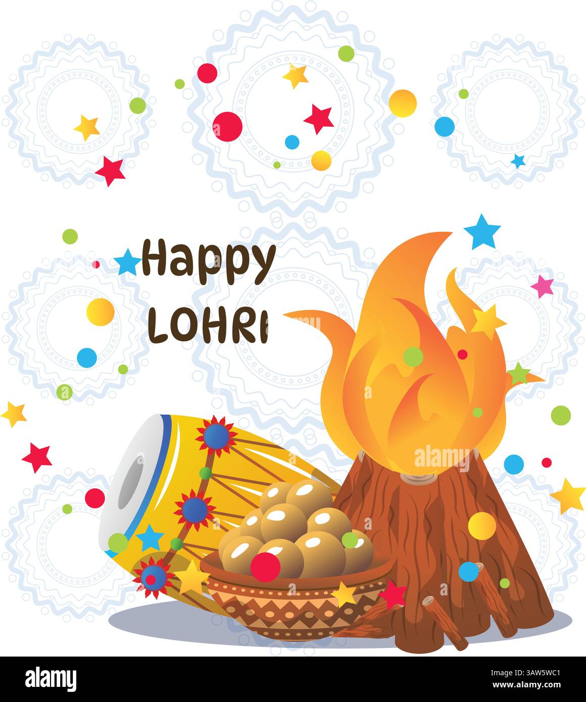 Lohri dance Cut Out Stock Images & Pictures - Alamy
