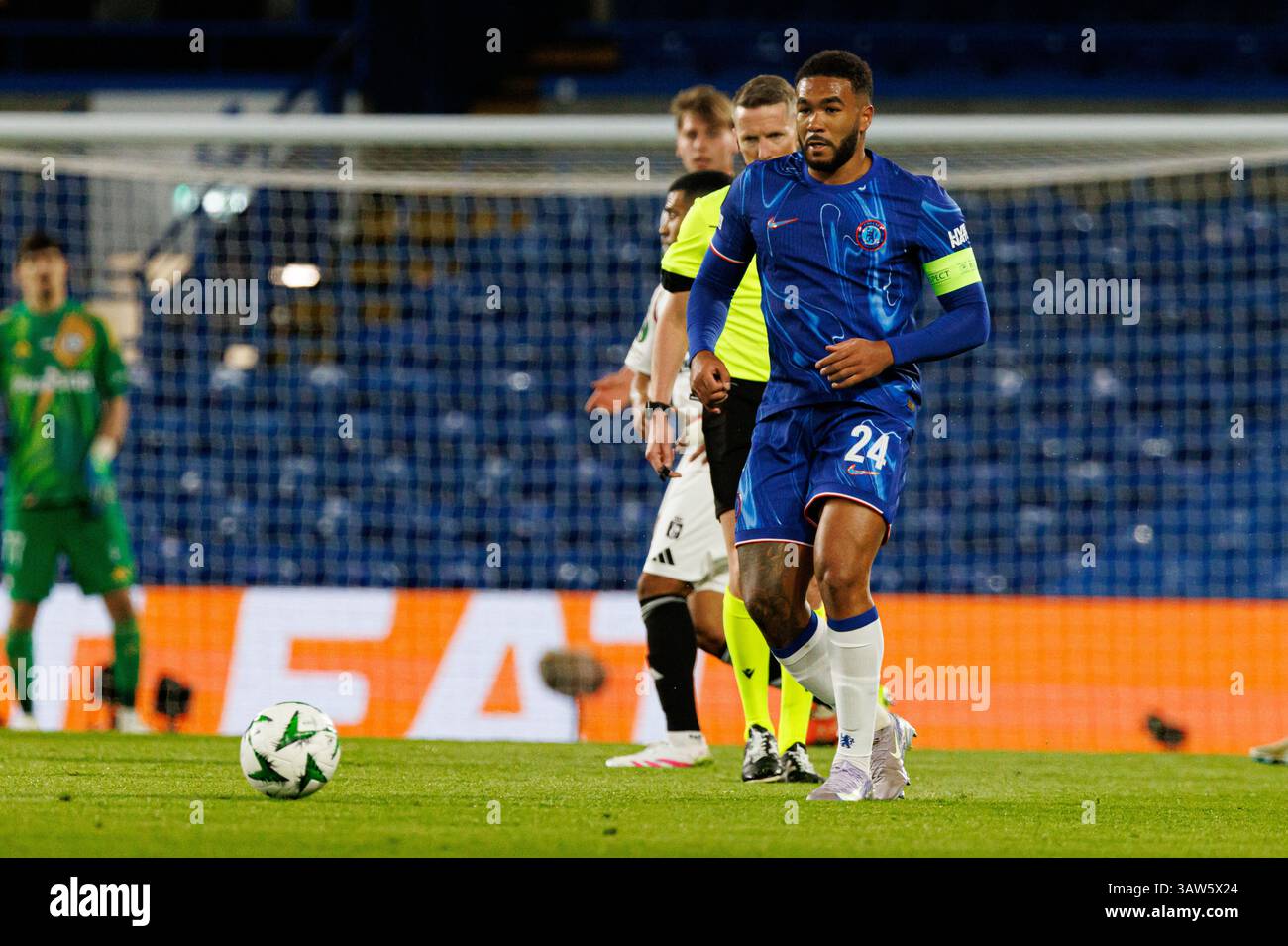Reece James seen during UEFA Conference League 24/25 quarterfinal ...