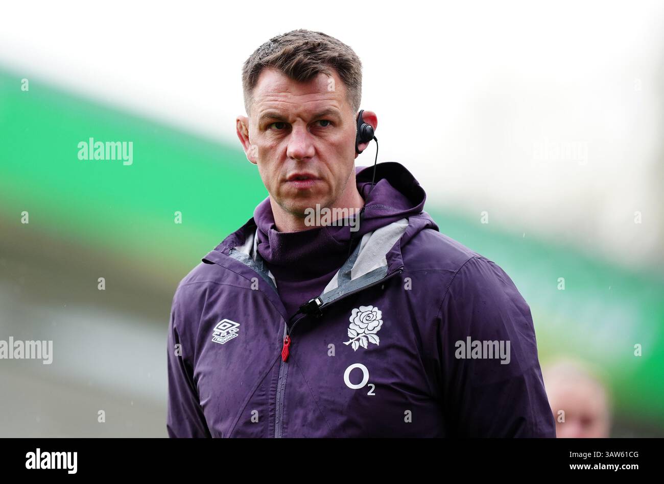 England forwards coach Louis Deacon during the Guinness Women's Six ...