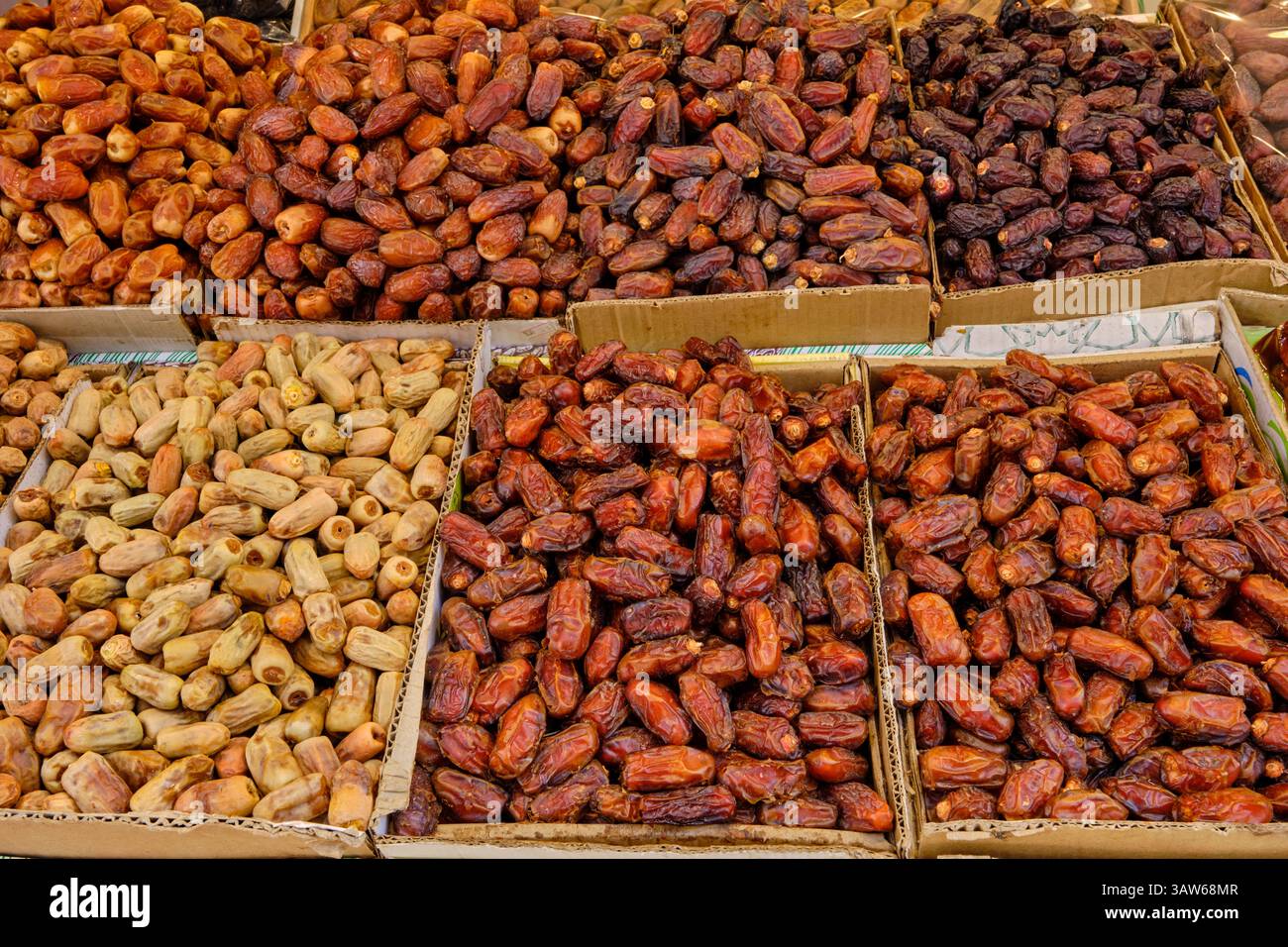 Saudi Arabia, Makkah Province, Taif, Al Balad Old Town, Date Shop Stock ...