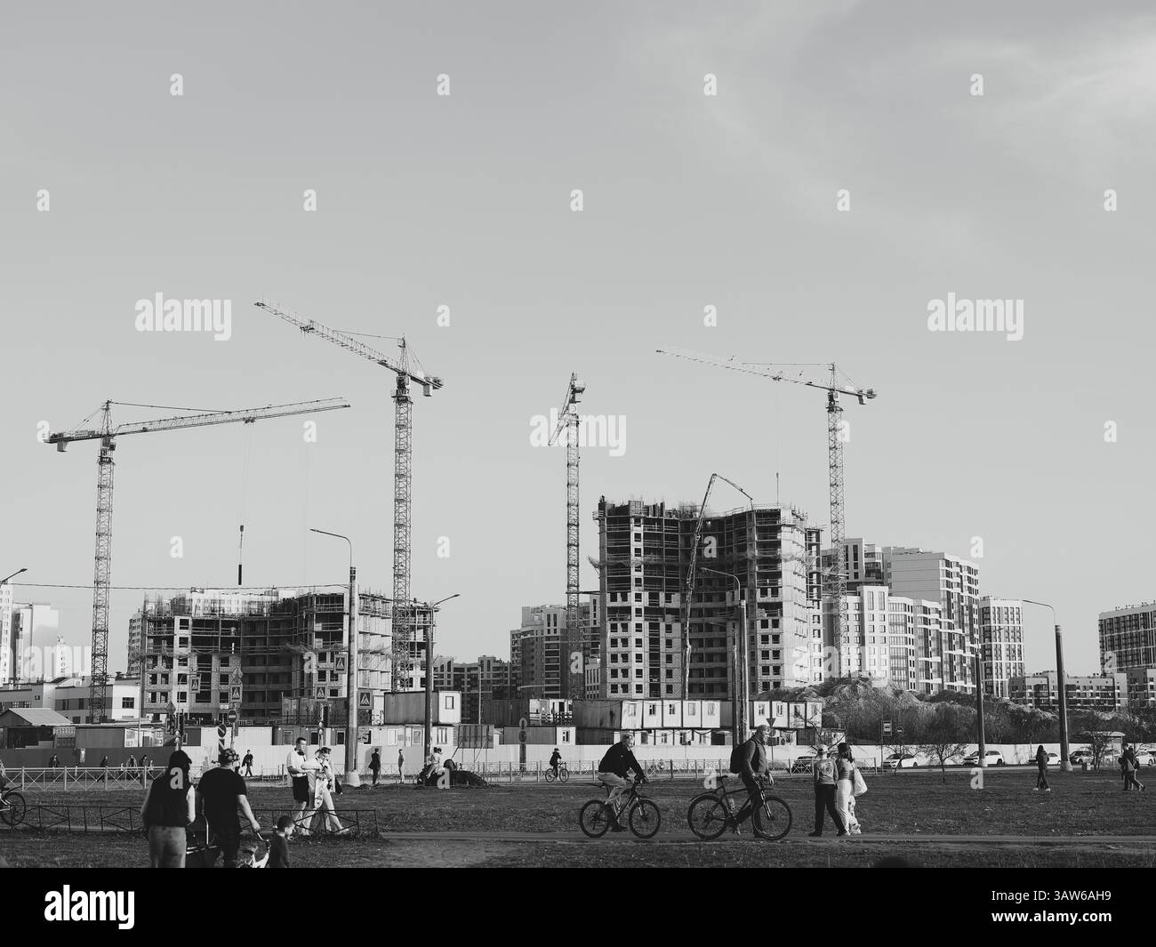 An Overview of Urban Development and Construction Sites Depicted in ...