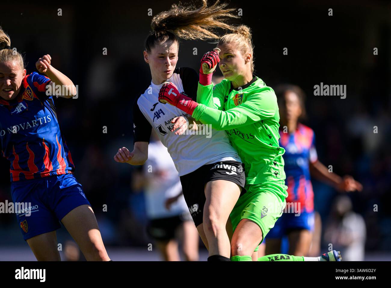 Basel, Switzerland. 19th Apr, 2025. 19.04.2025, Basel, Sportanlagen St ...