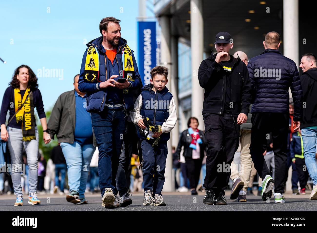 Arhnem, Netherlands. 19th Apr, 2025. ARNHEM, 19-4-2025, Stadium ...