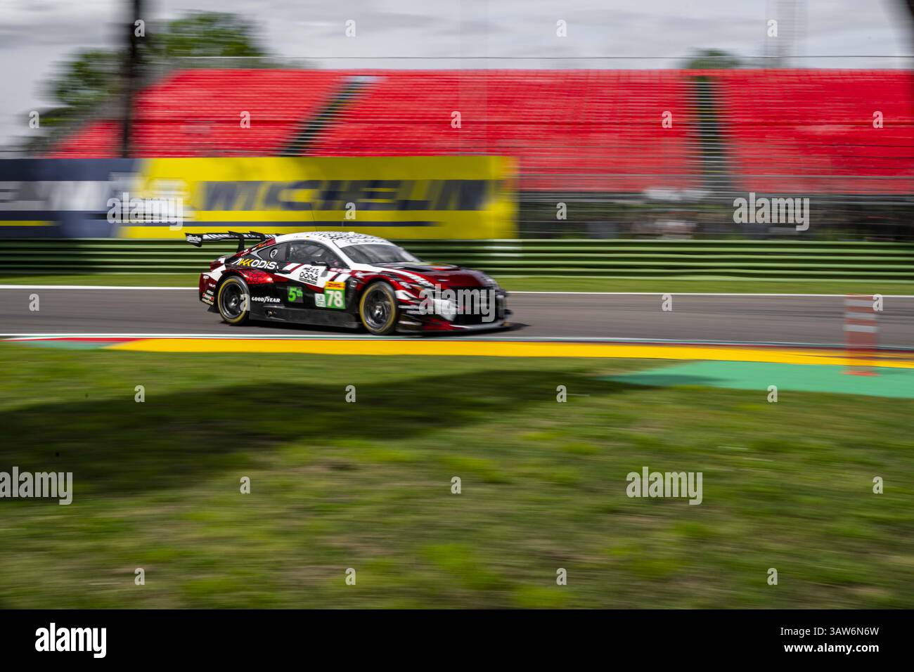 Imola, Italy. 19th Apr, 2025. Akkodis ASP Team, Lexus RC F LMGT3 ...