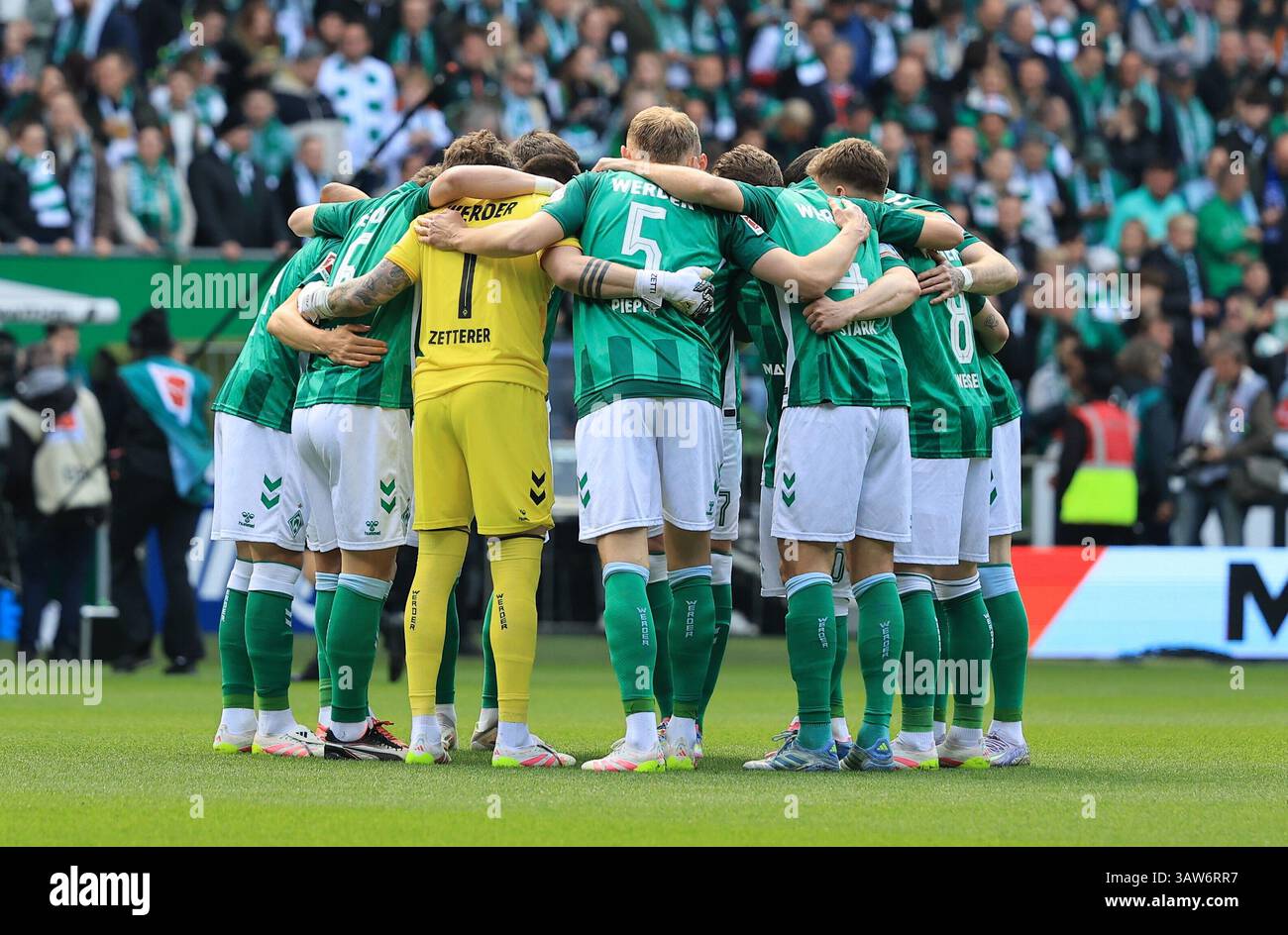 19.04.2025, wohninvest Weserstadion, Bremen, GER, 1.FBL SV Werder ...