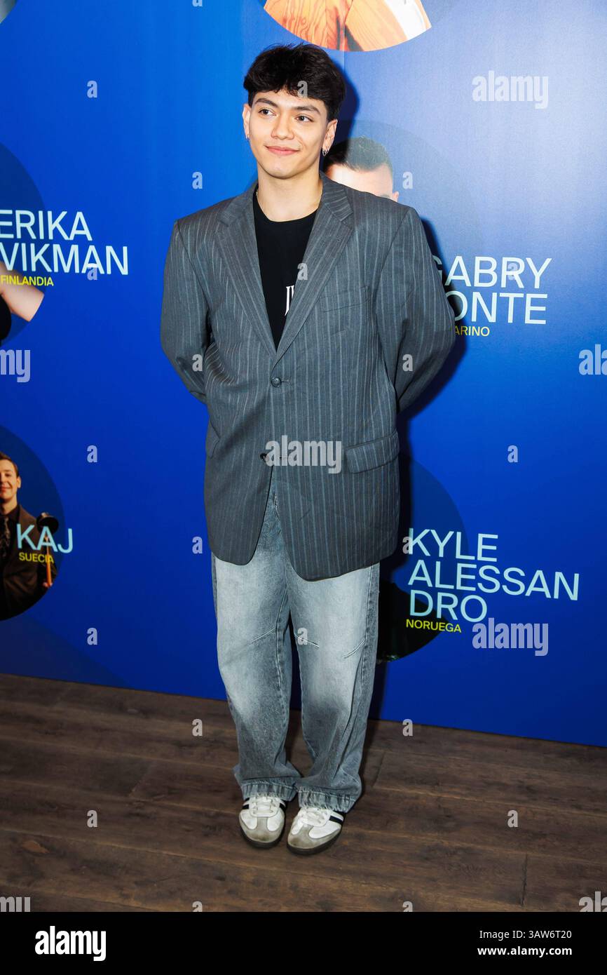 Madrid, Spain. 19th Apr, 2025. JJ (Austria) attends the photocall at ...