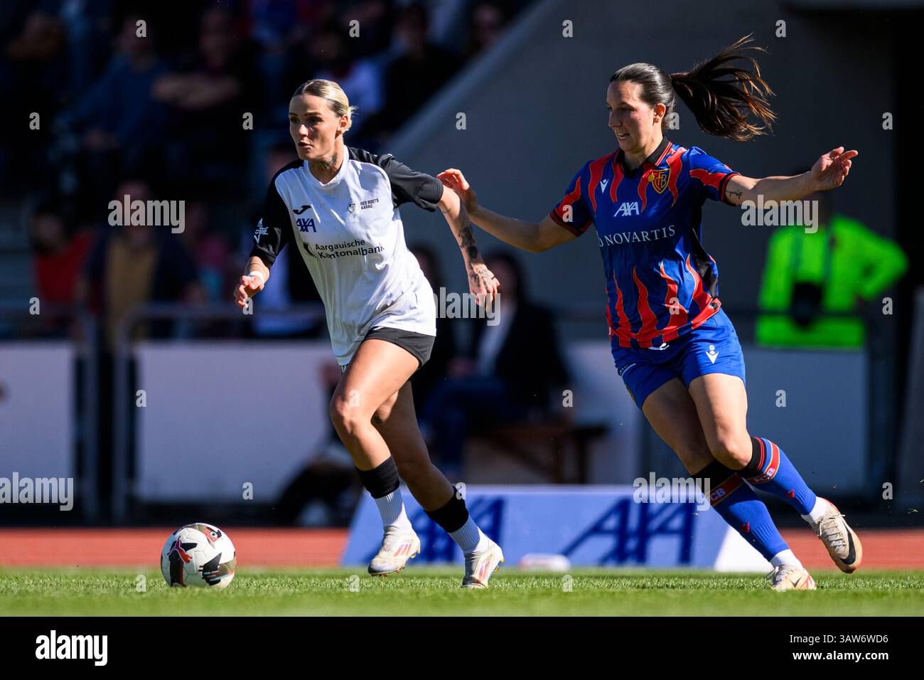 19.04.2025, Basel, Sportanlagen St. Jakob, Women's Super League ...