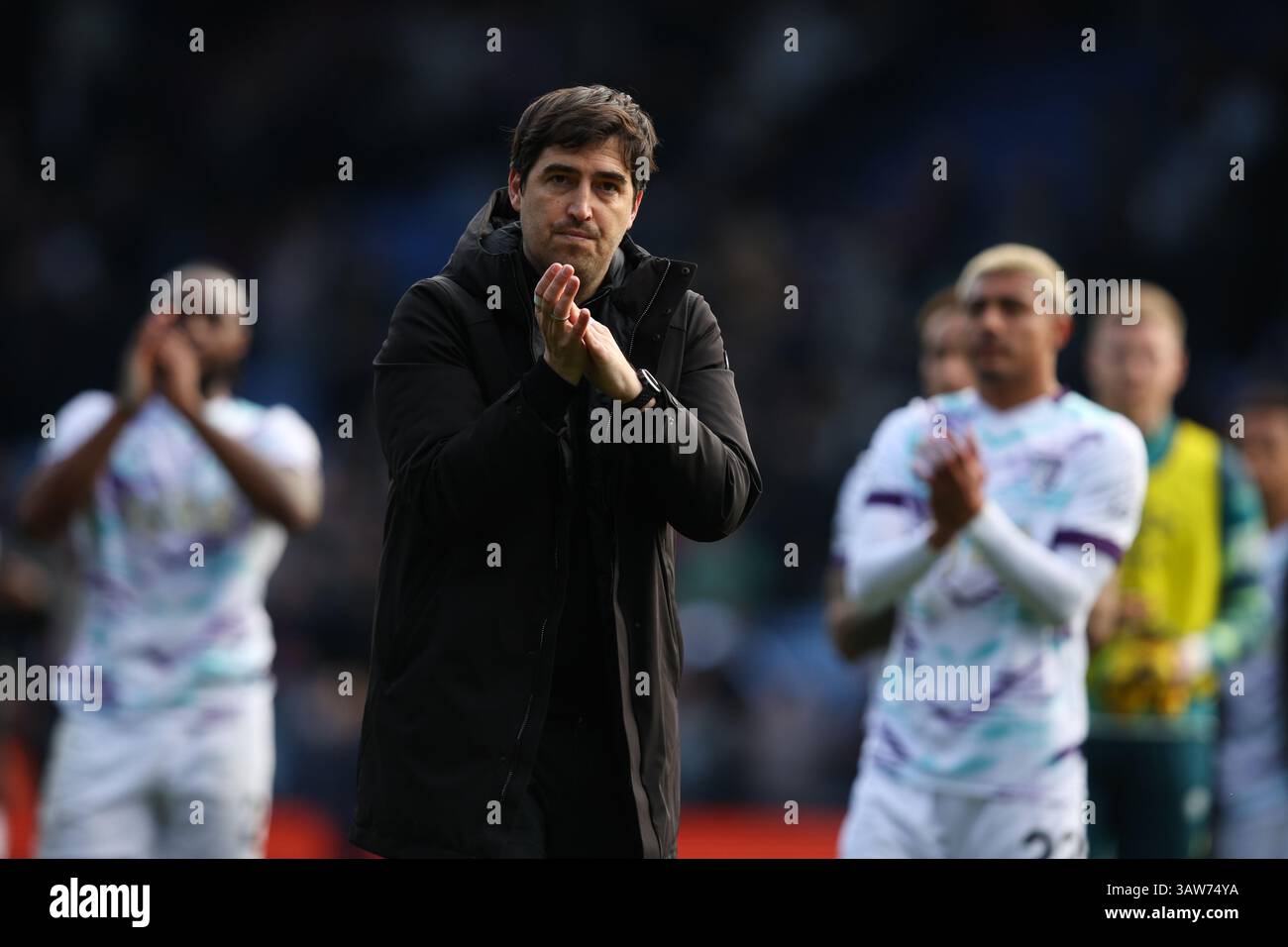 LONDON, UK - 19h Apr 2025: Head Coach of AFC Bournemouth Andoni Iraola ...