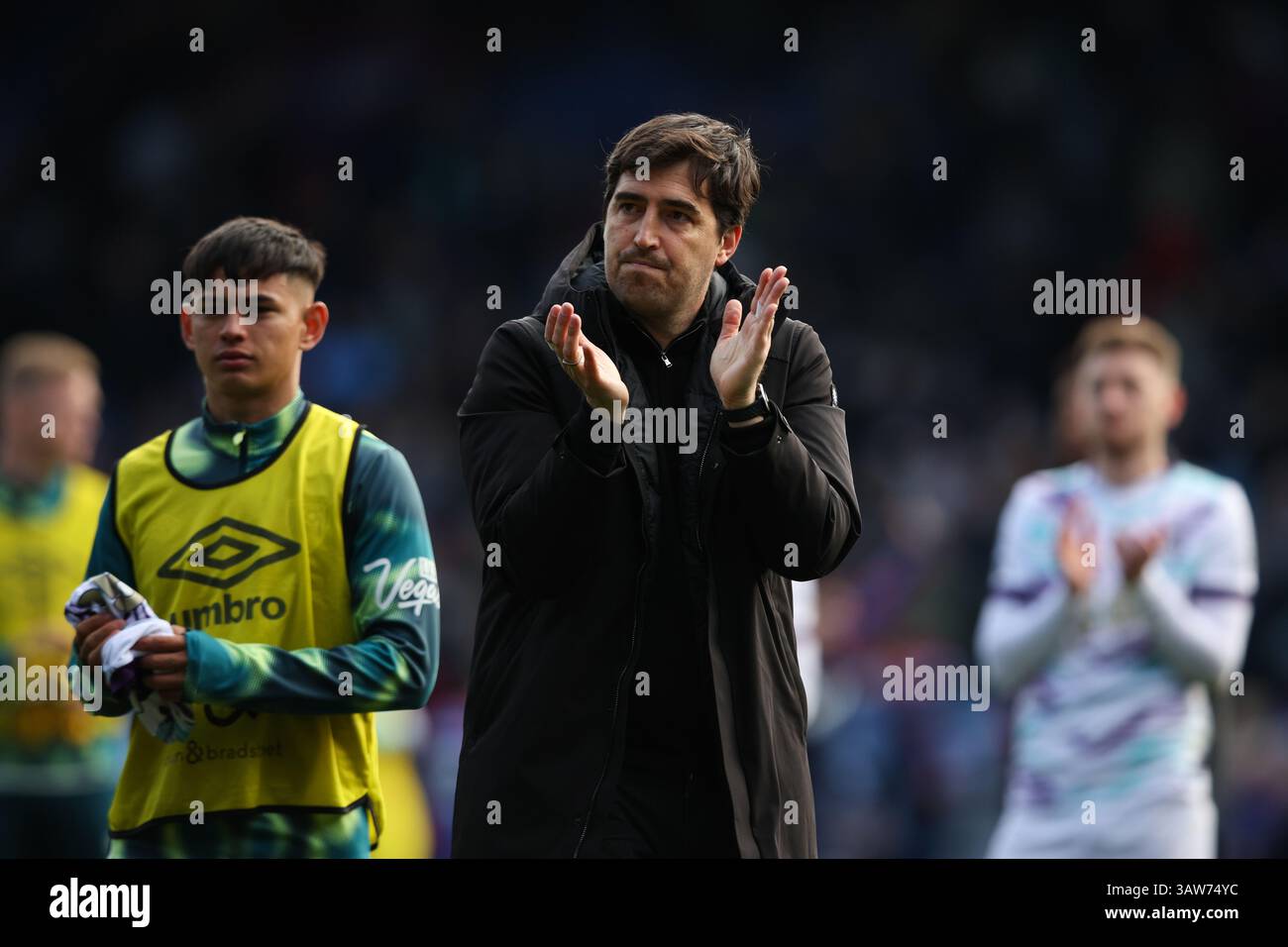 LONDON, UK - 19h Apr 2025: Head Coach of AFC Bournemouth Andoni Iraola ...