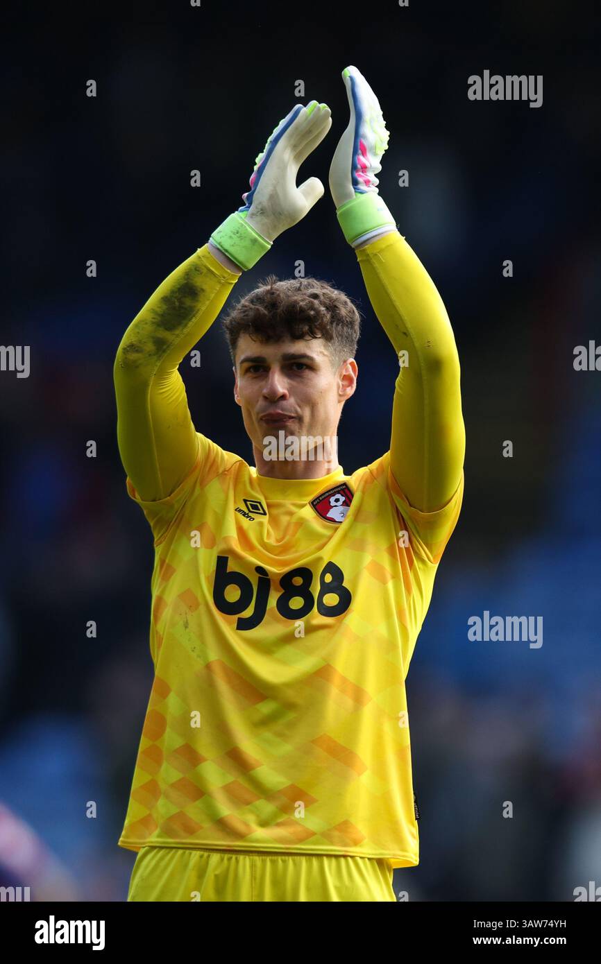 LONDON, UK - 19h Apr 2025: Kepa Arrizabalaga of AFC Bournemouth ...