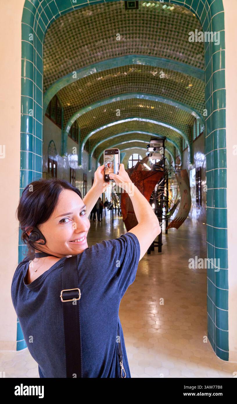 Recinto Modernista de Sant Pau, Art Nouveau, by Lluís Domènech i Montaner, Hospital de la Santa ...