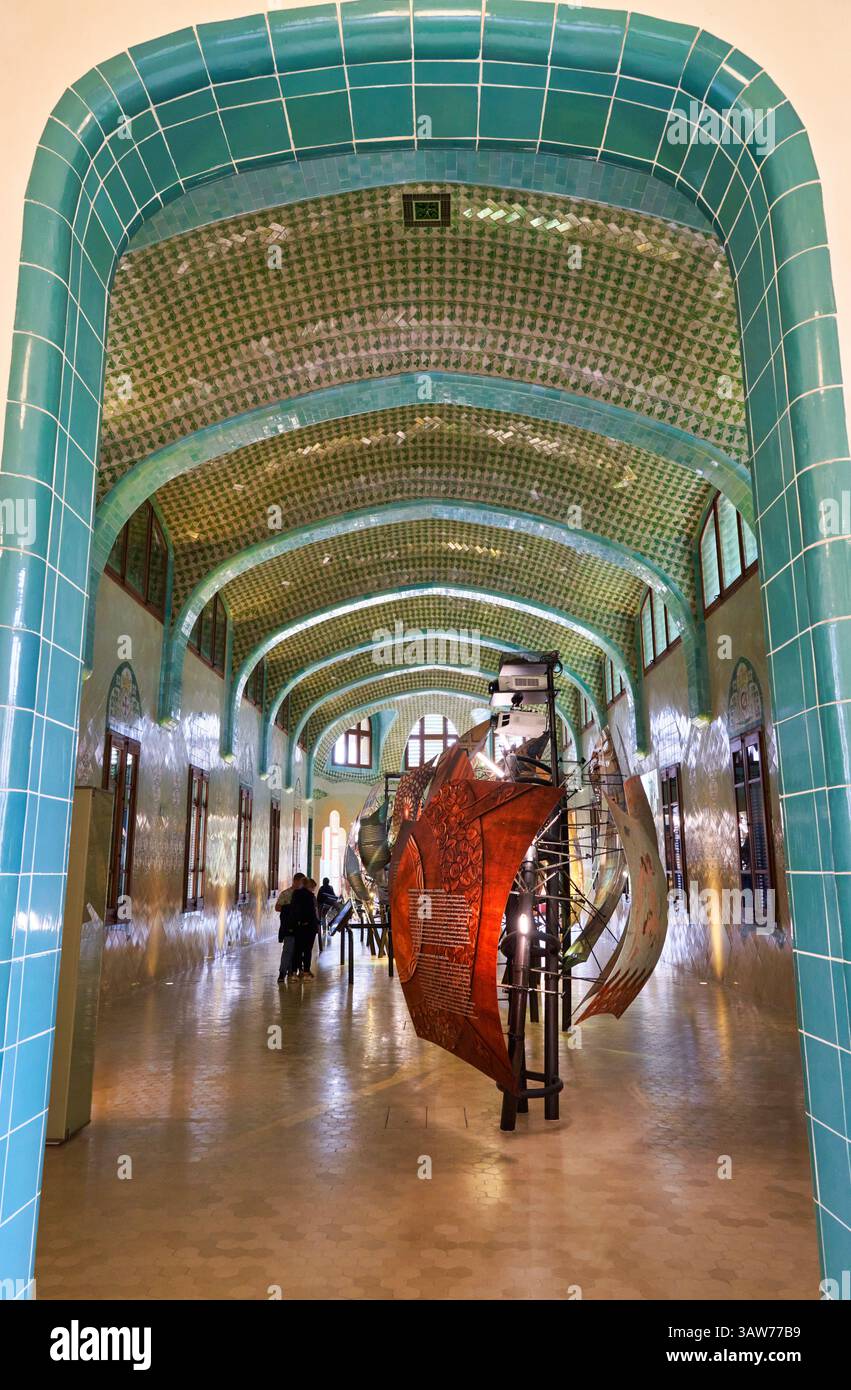Interior, Recinto Modernista de Sant Pau, Art Nouveau, by Lluís ...