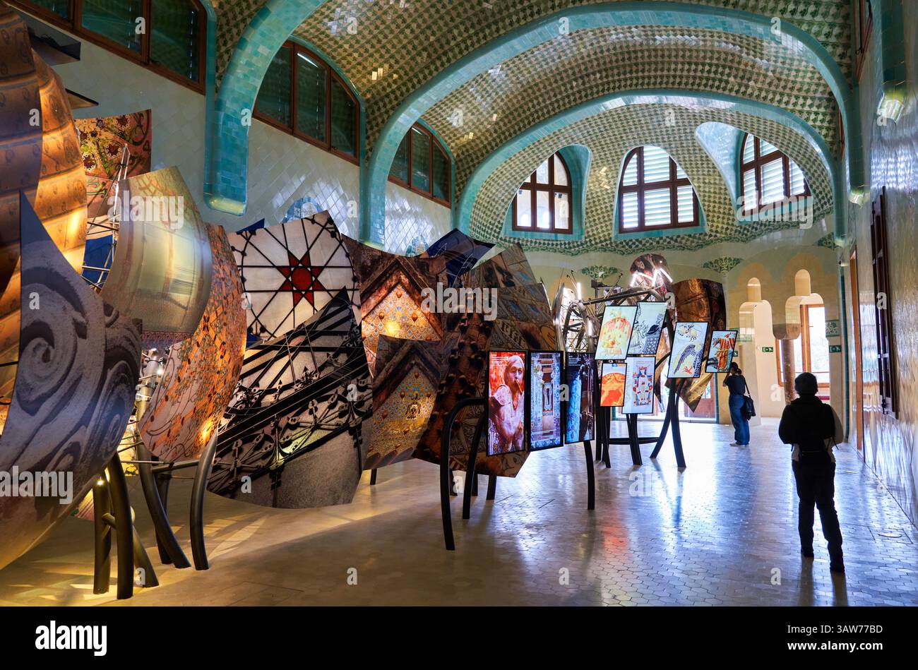 Interior, Recinto Modernista de Sant Pau, Art Nouveau, by Lluís ...