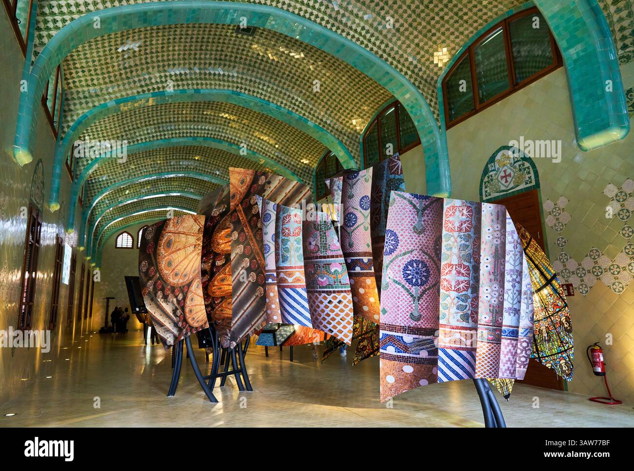 Interior, Recinto Modernista de Sant Pau, Art Nouveau, by Lluís ...