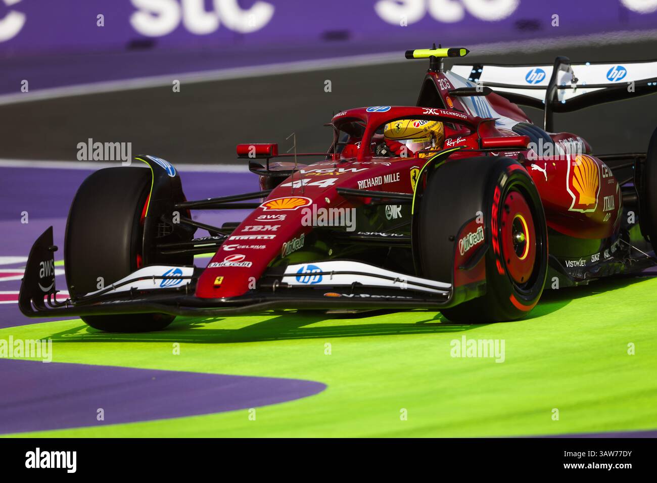 44 HAMILTON Lewis (gbr), Scuderia Ferrari SF-25, action during the Formula 1 STC Saudi Arabian ...