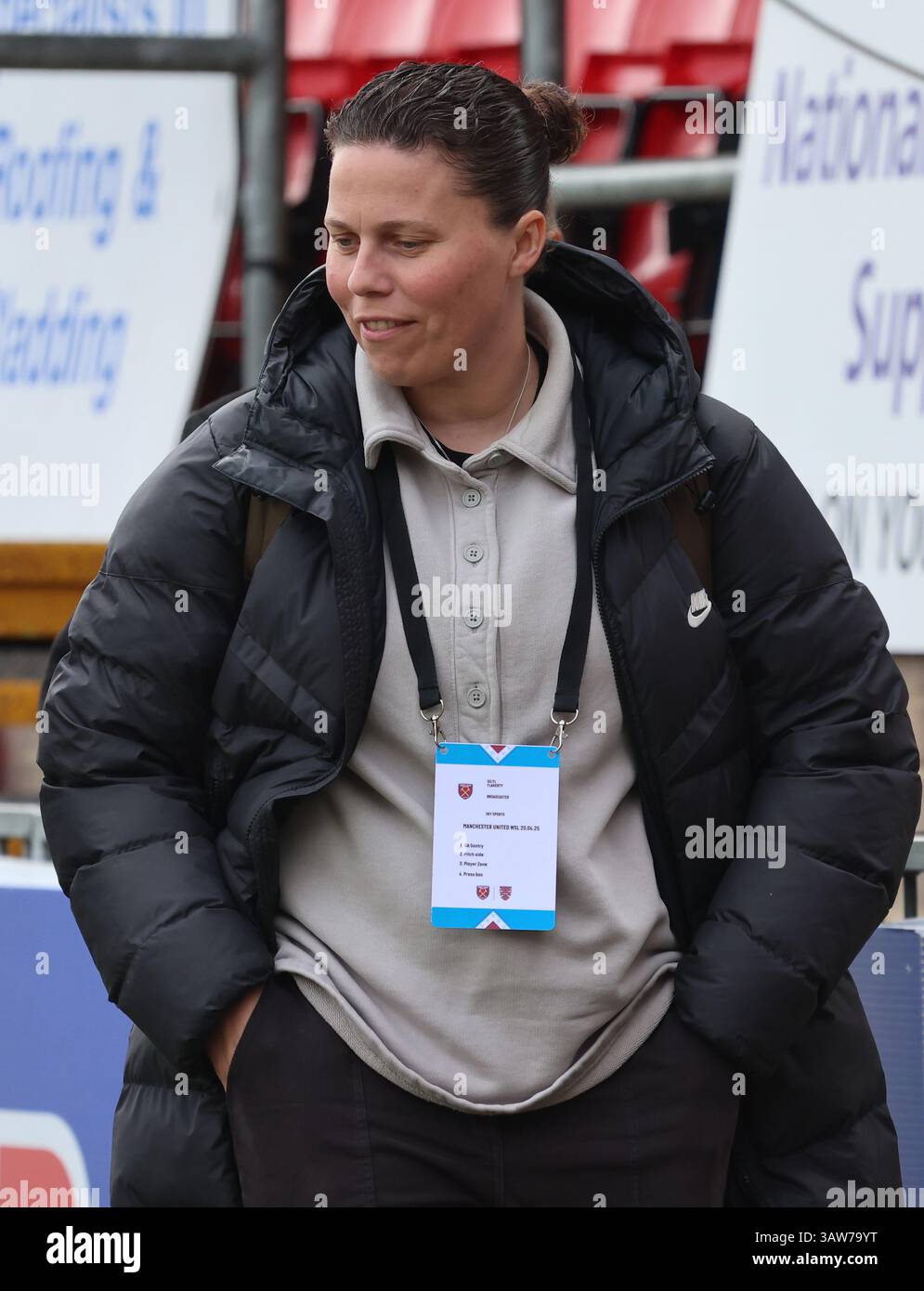 London, UK. 19th Apr, 2025. LONDON, ENGLAND - Gilly Flaherty Ex West ...