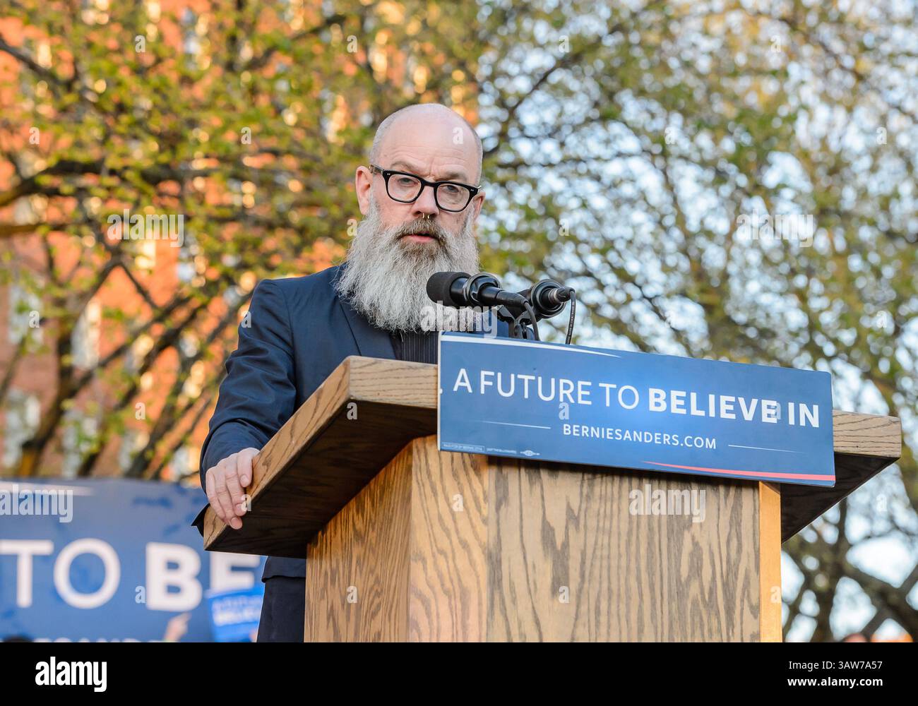 April 25, 2016 - New Haven, Connecticut, USA - April 24, 2016: REM lead ...