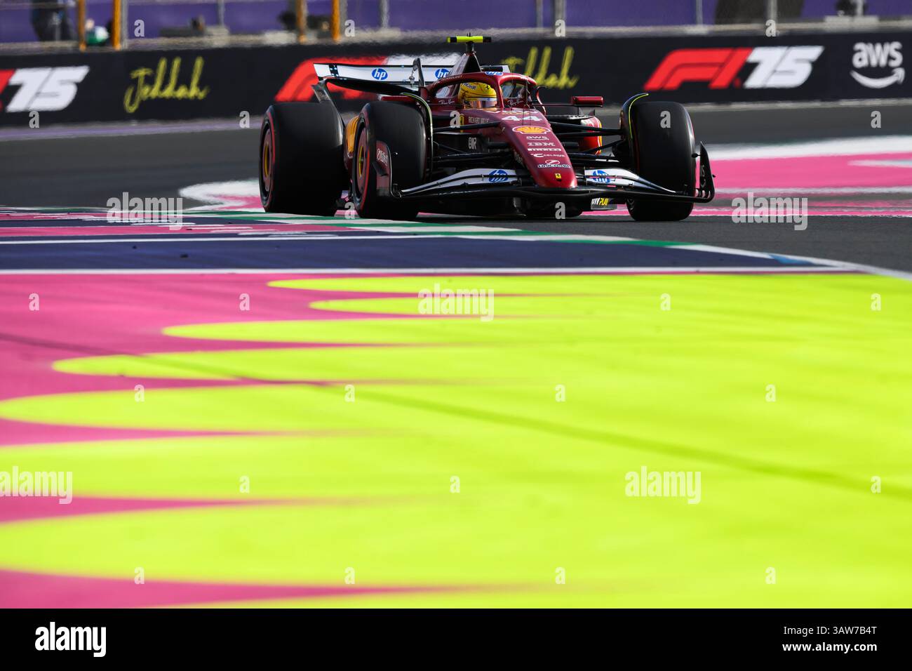 Jeddah, Saudi Arabia. 19th April 2025. Lewis Hamilton of Scuderia ...