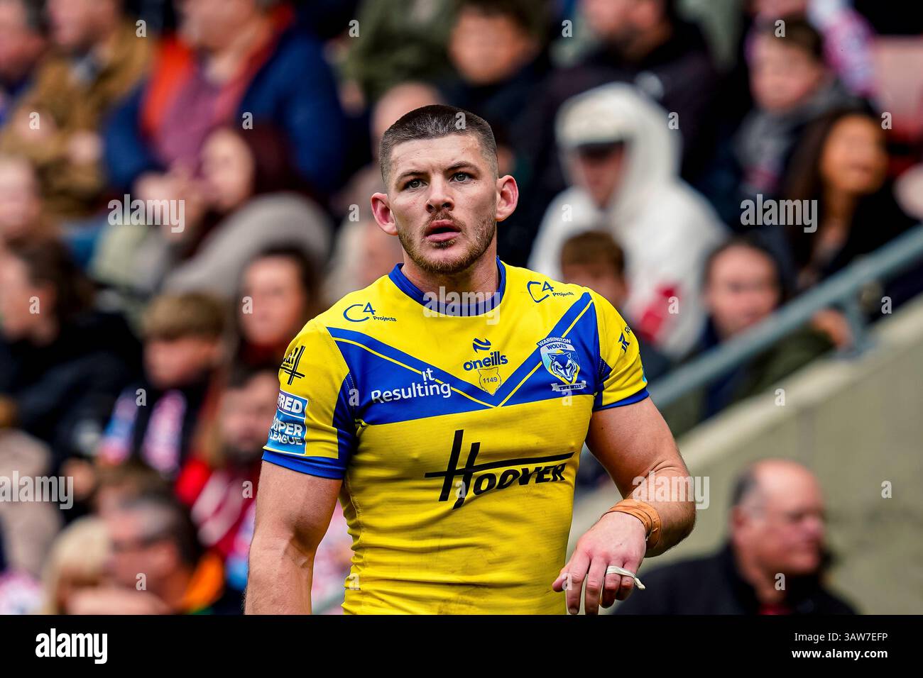 Leigh, Greater Manchester, UK. 19th April 2025. Danny Walker during the ...