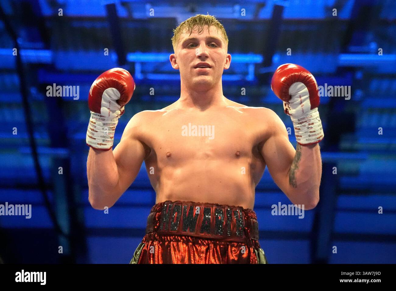 Joe Howarth celebrates victory against Mario Valenzuela Portillo (not ...