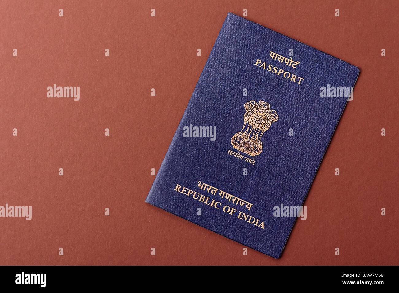 Indian passport for travelling, flying and doing business. India ...