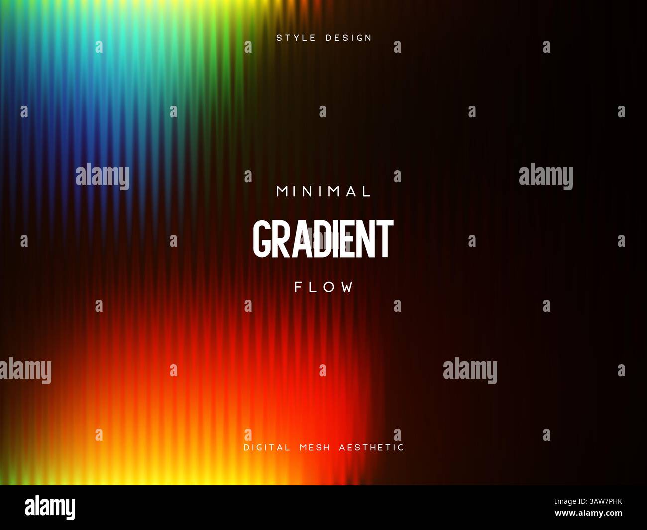 3d glassmorphism glass with iridescent colors on the black Stock Vector ...