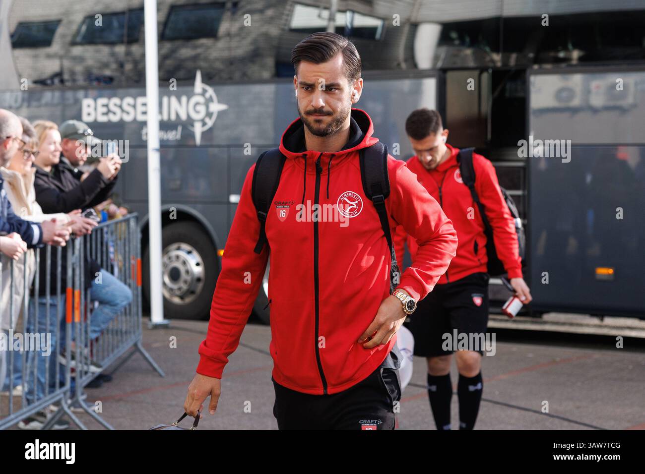 Heerenveen, Netherlands. 19th Apr, 2025. HEERENVEEN, 19-04-2025, Abe Lenstra stadium, season ...