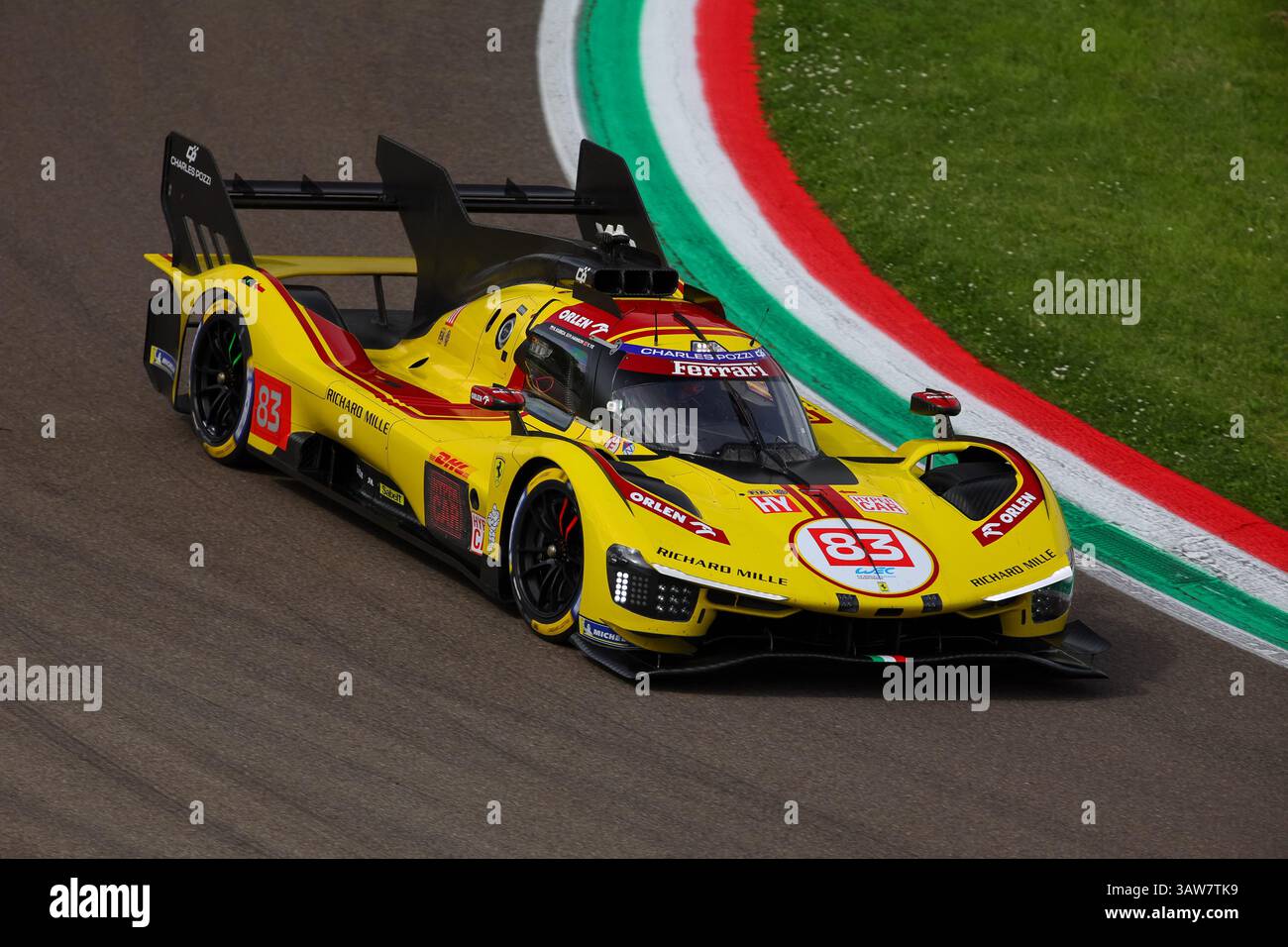 Imola, Italy. 19th Apr, 2025. Robert KUBICA (POL), Yifei YE (CHN ...